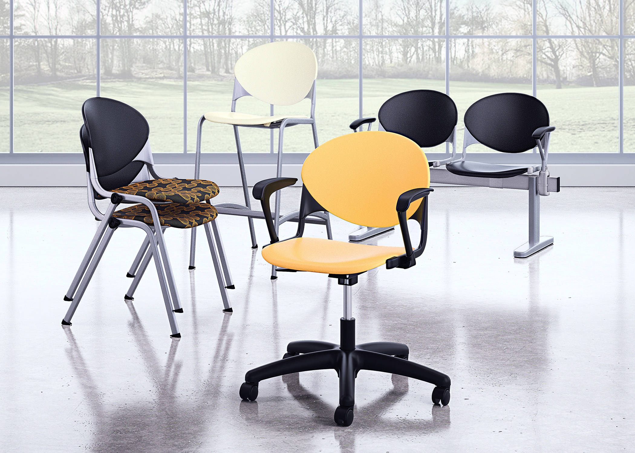 Cinch Guest Seating by National - OEC Business Interiors