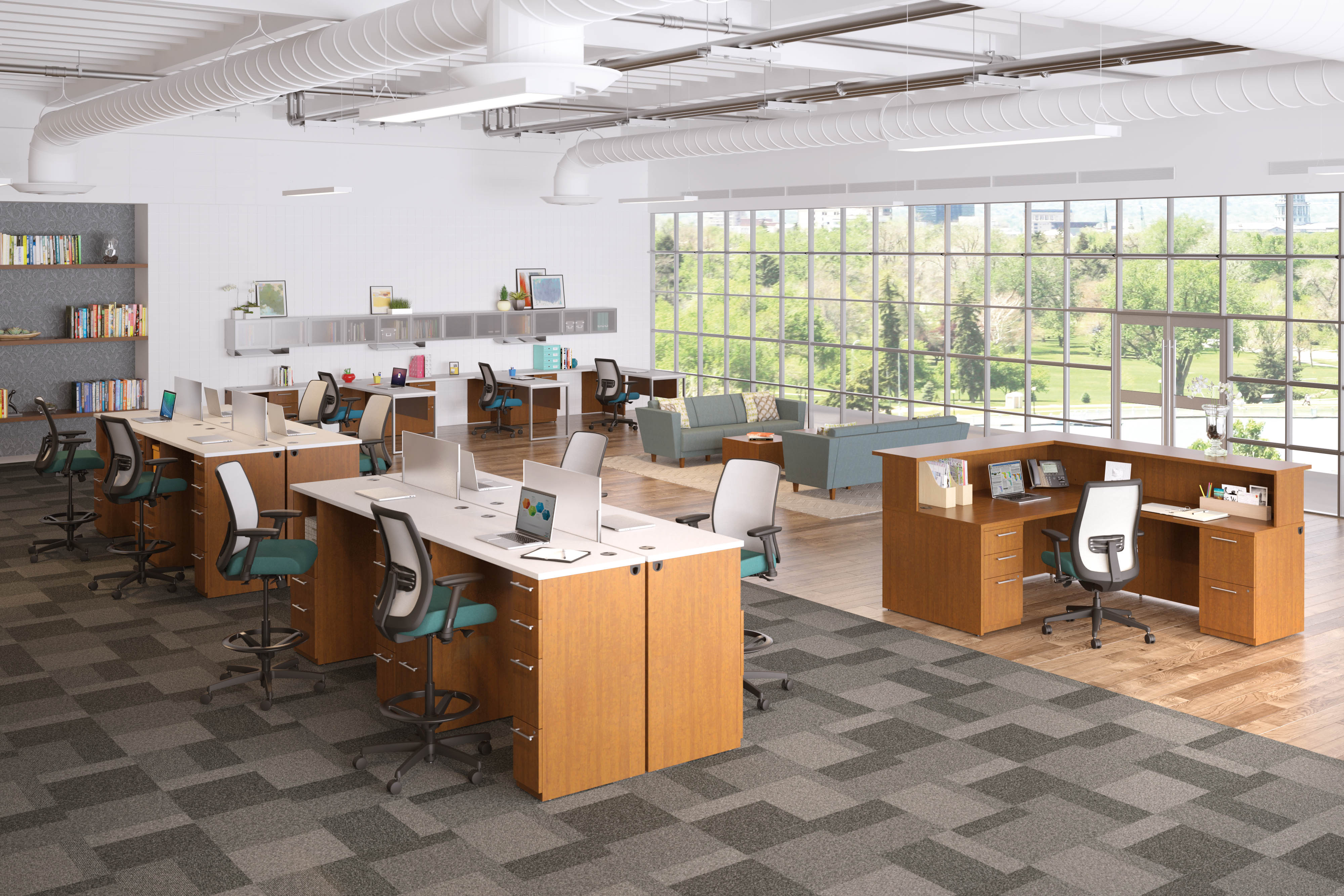 Concinnity Desk Systems by HON - OEC Business Interiors