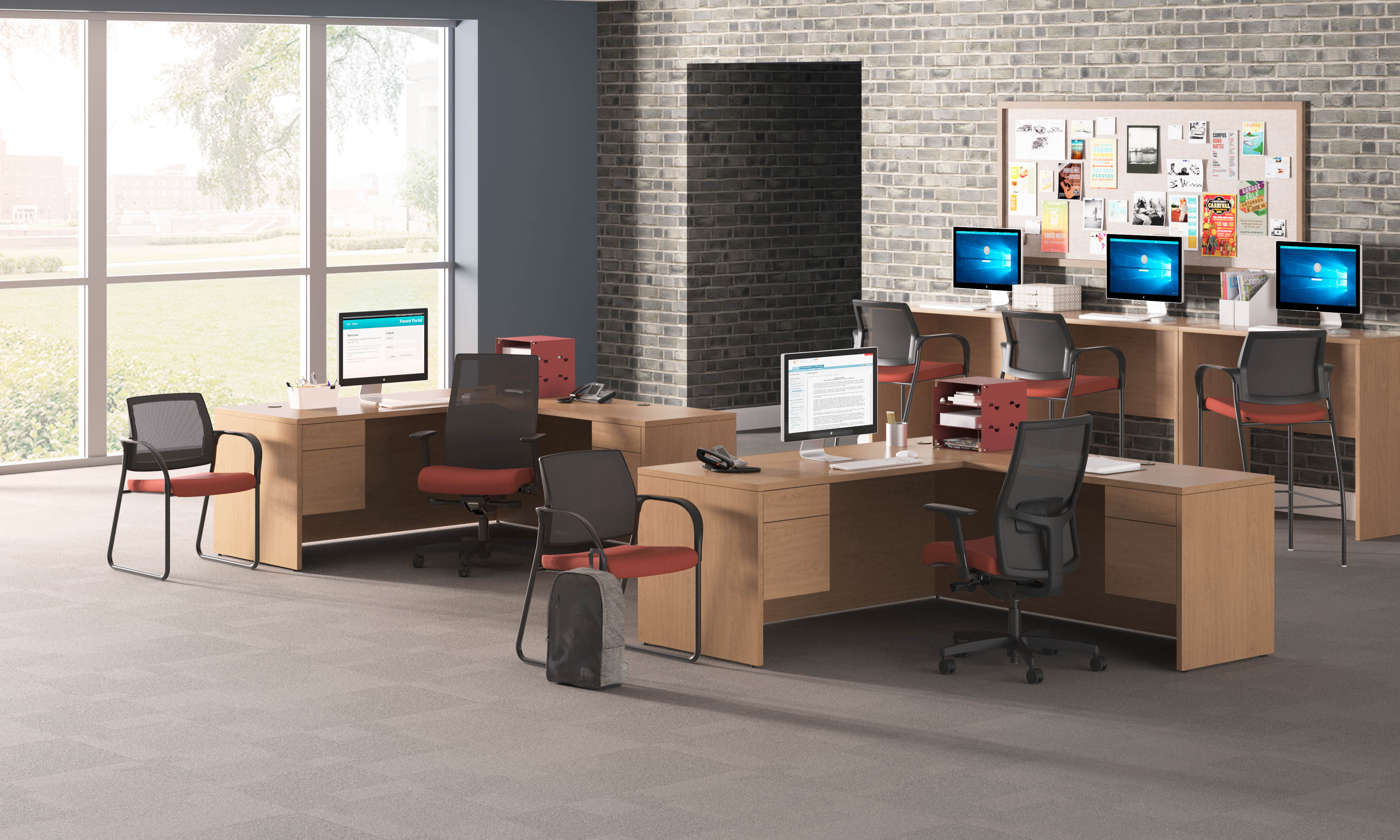10500 Series Desking System - OEC Business Interiors